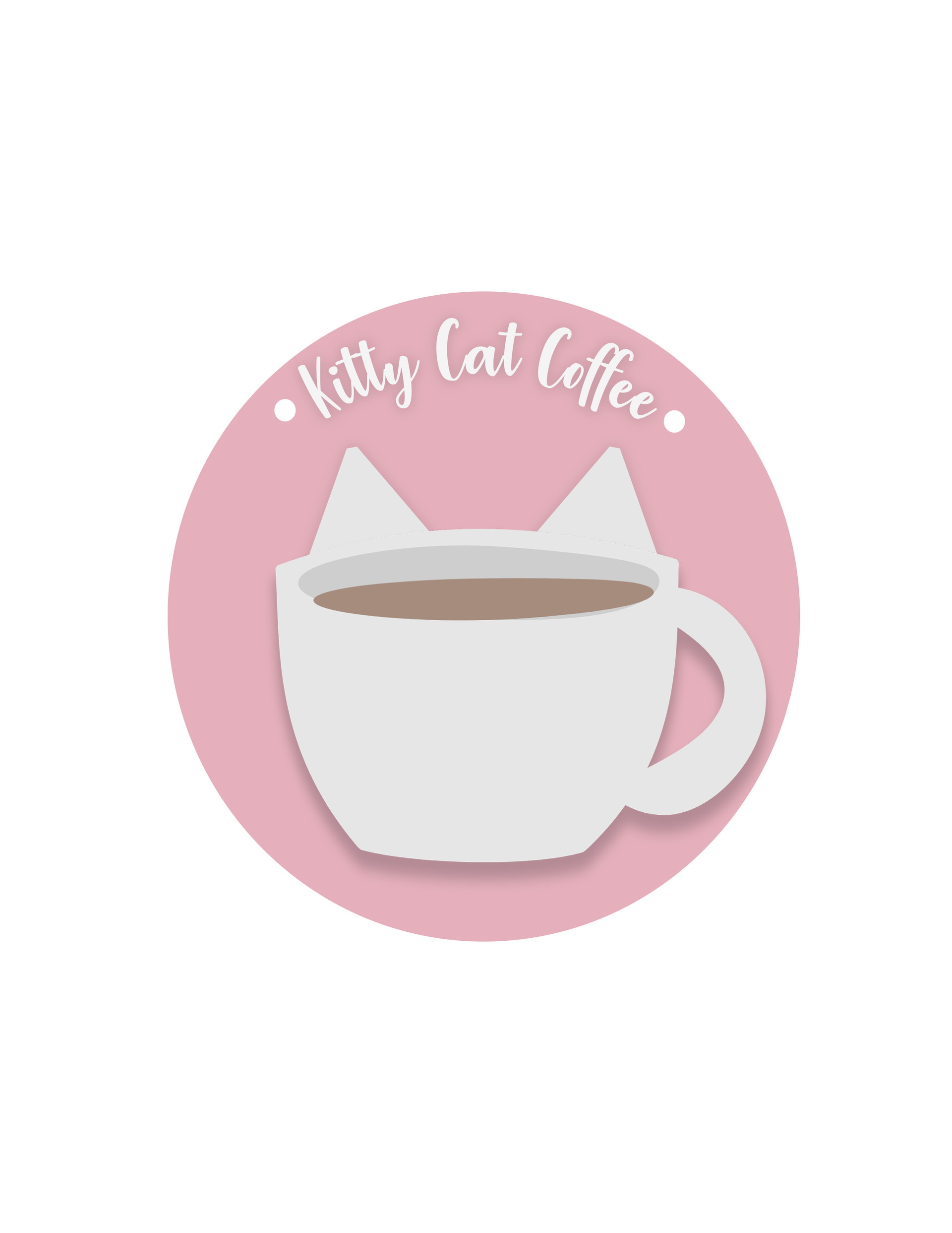 ArtStation - Kitty Cat Coffee logo