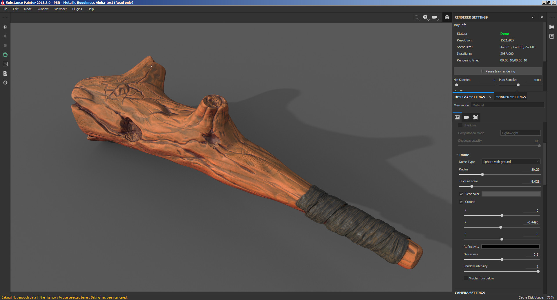 ArtStation - stylized wood bat