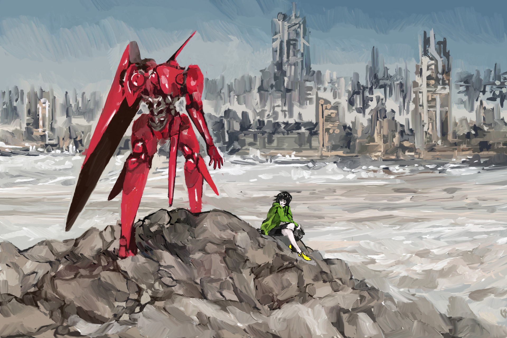 ArtStation - Shore city