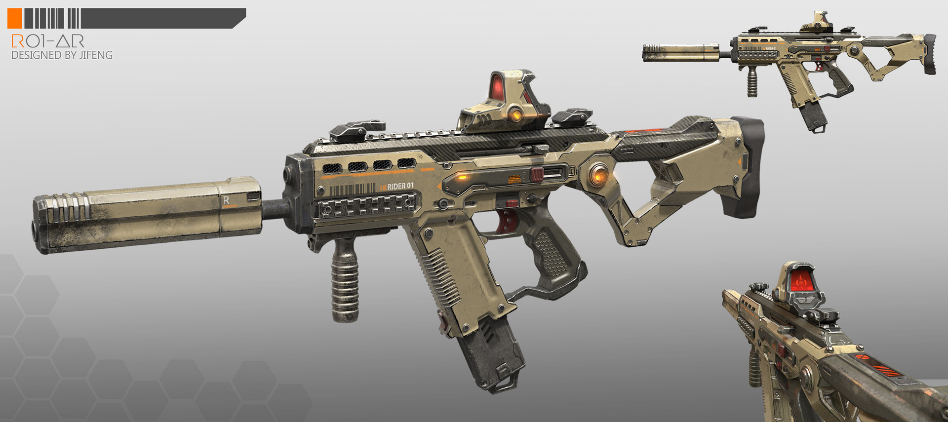 ArtStation - Automatic rifle design