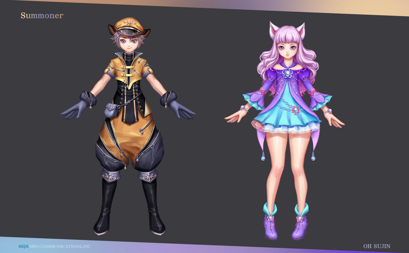 Sujin Oh - Summoner_character concept