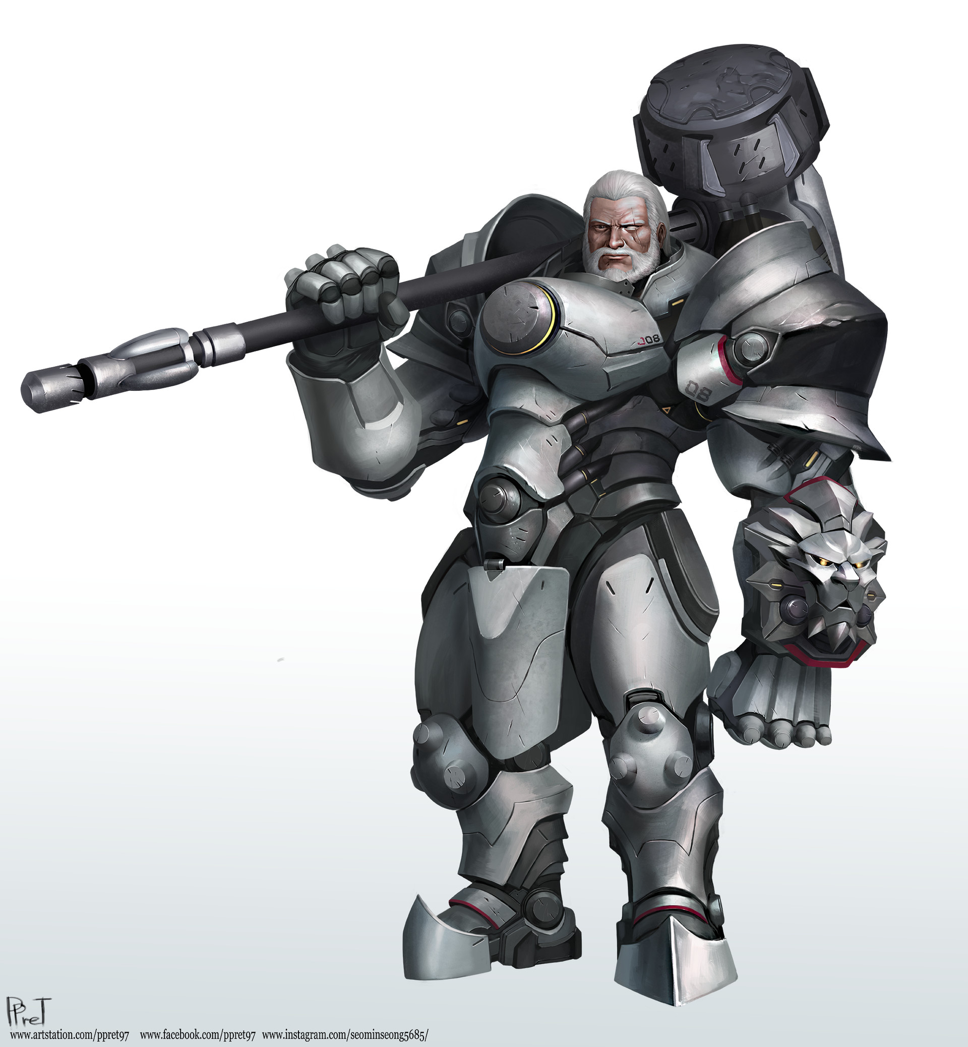 ArtStation - Overwatch Reinhardt Wilhelm