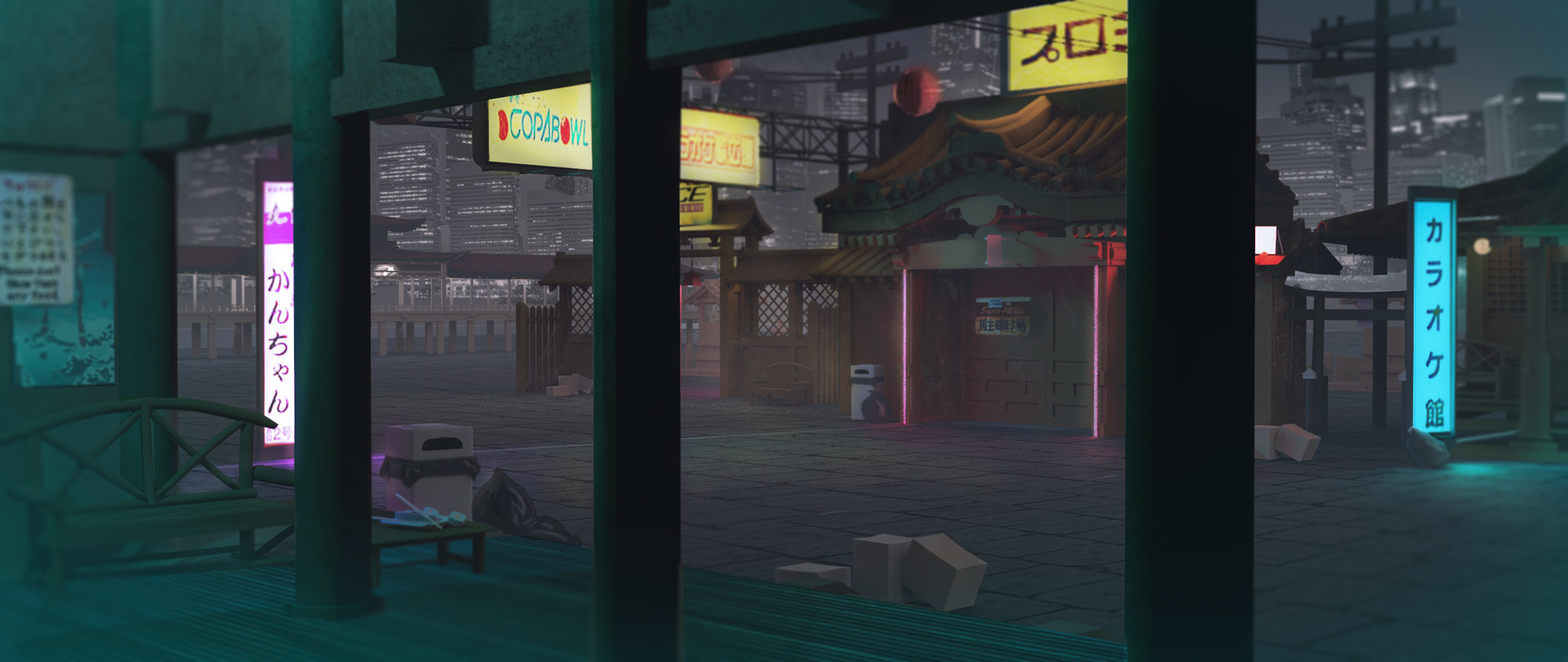 ArtStation - japan matte painting