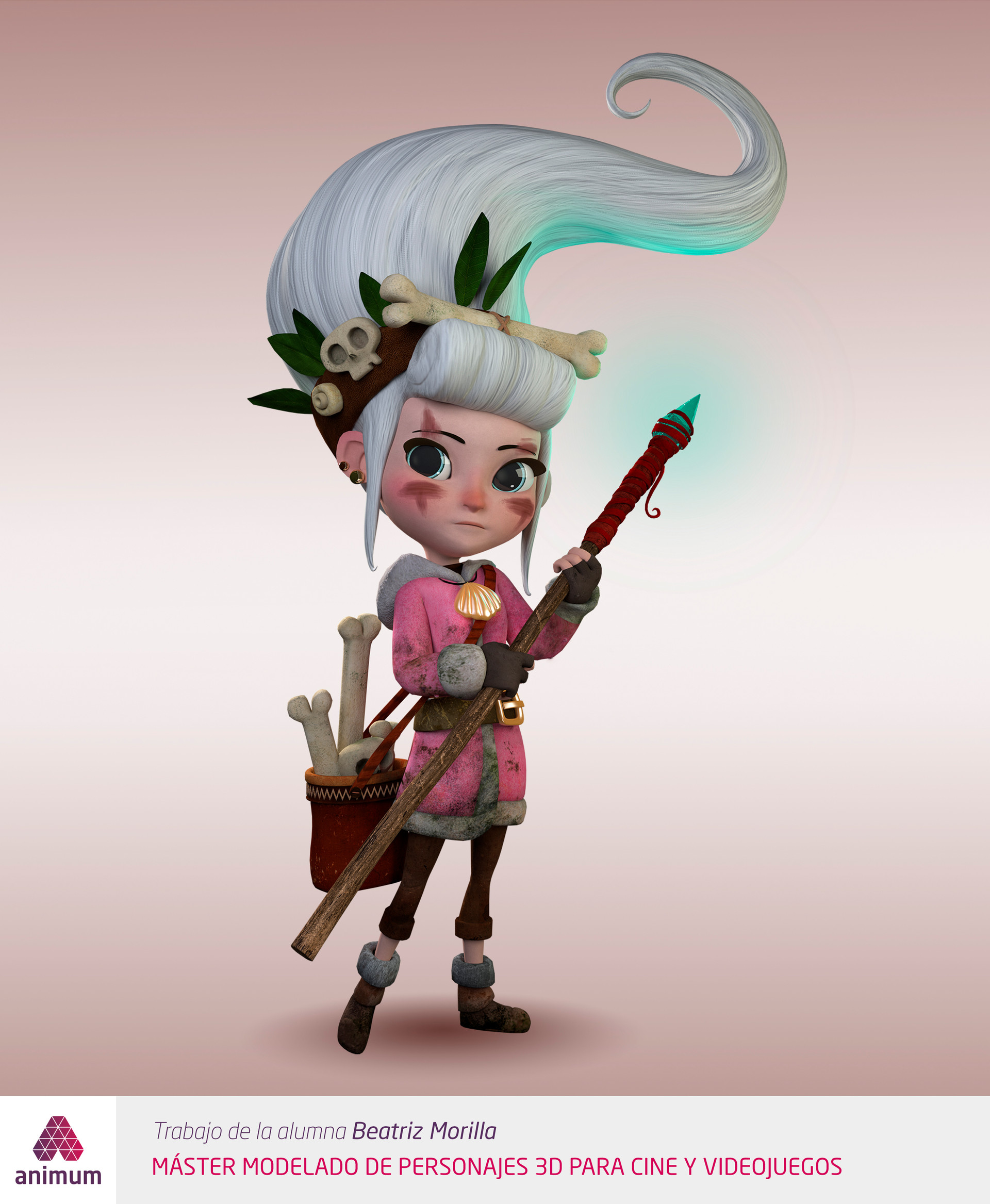 Animum Creativity Advanced School - These bones of mine | Modelado Cartoon