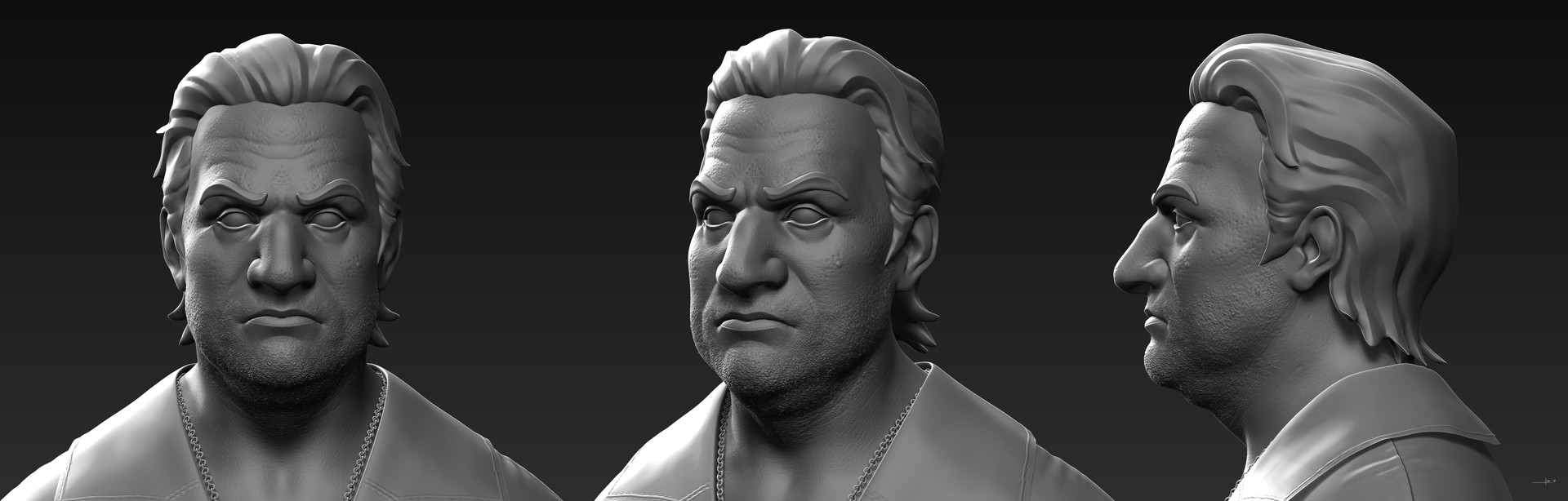 ArtStation - Stylized Cop face