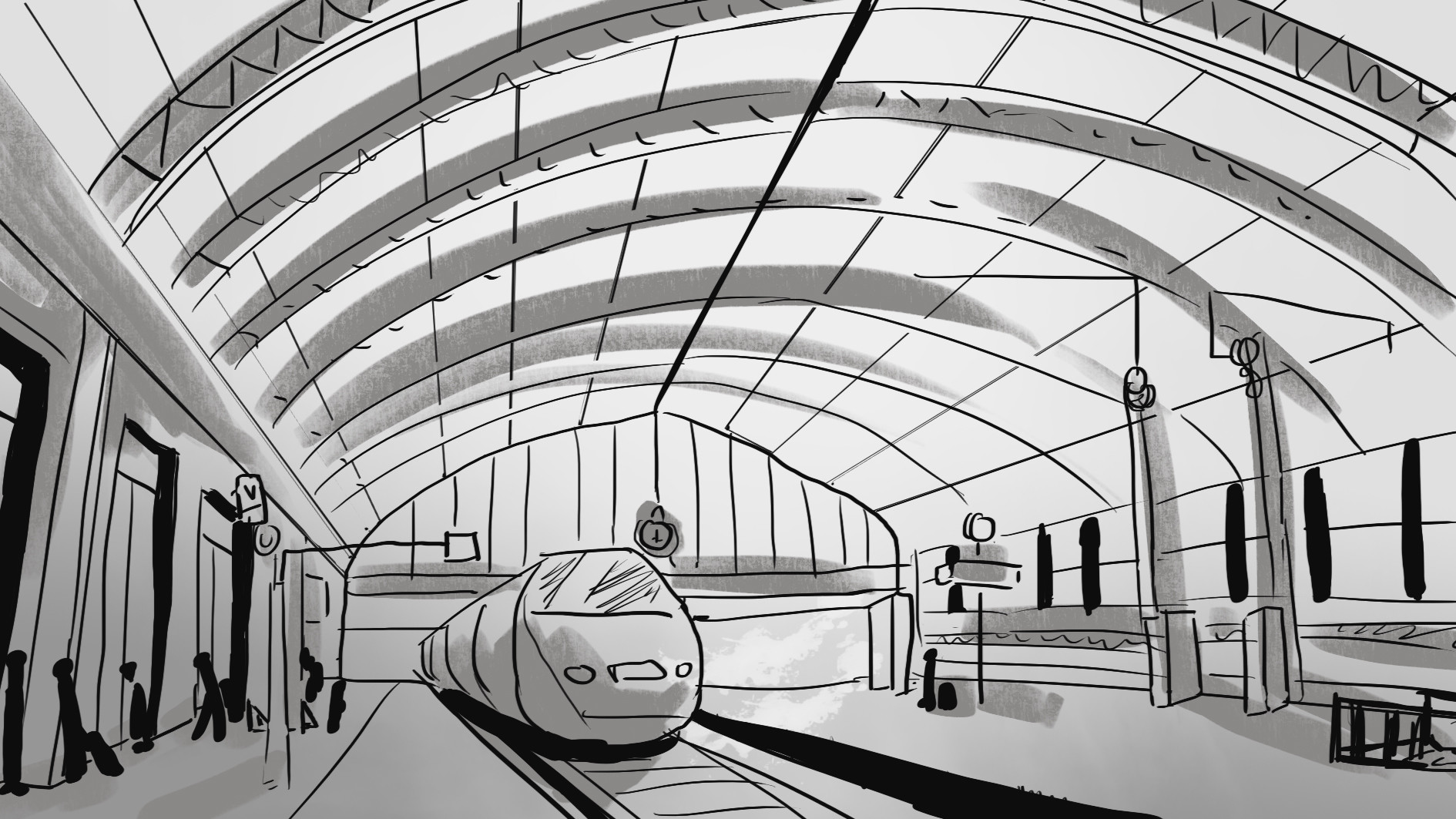 ArtStation - trainstation