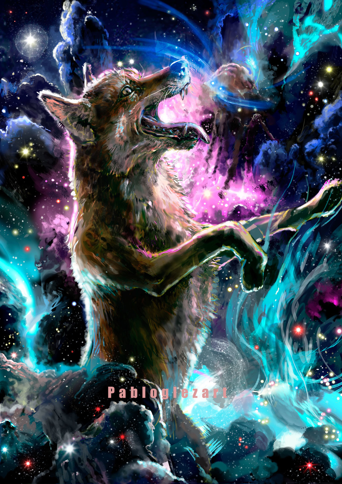 Pablo Glez - Art - Cosmic fox