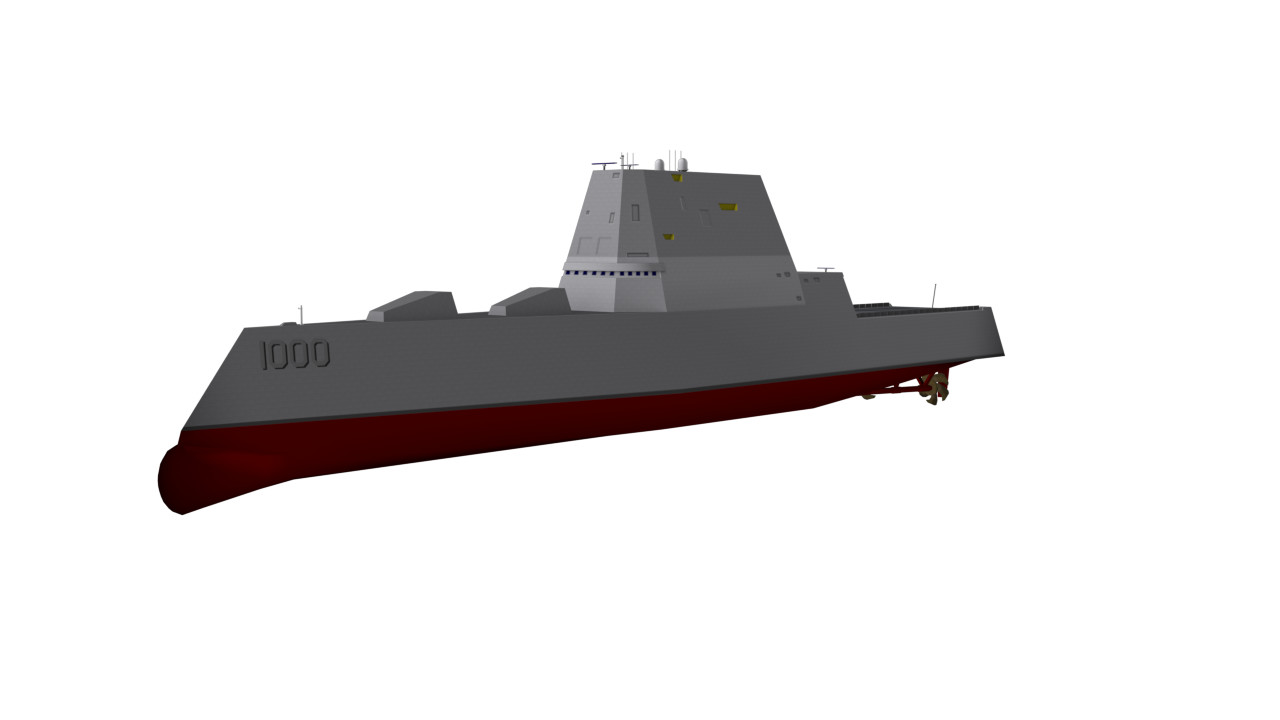ArtStation - USS Zumwalt