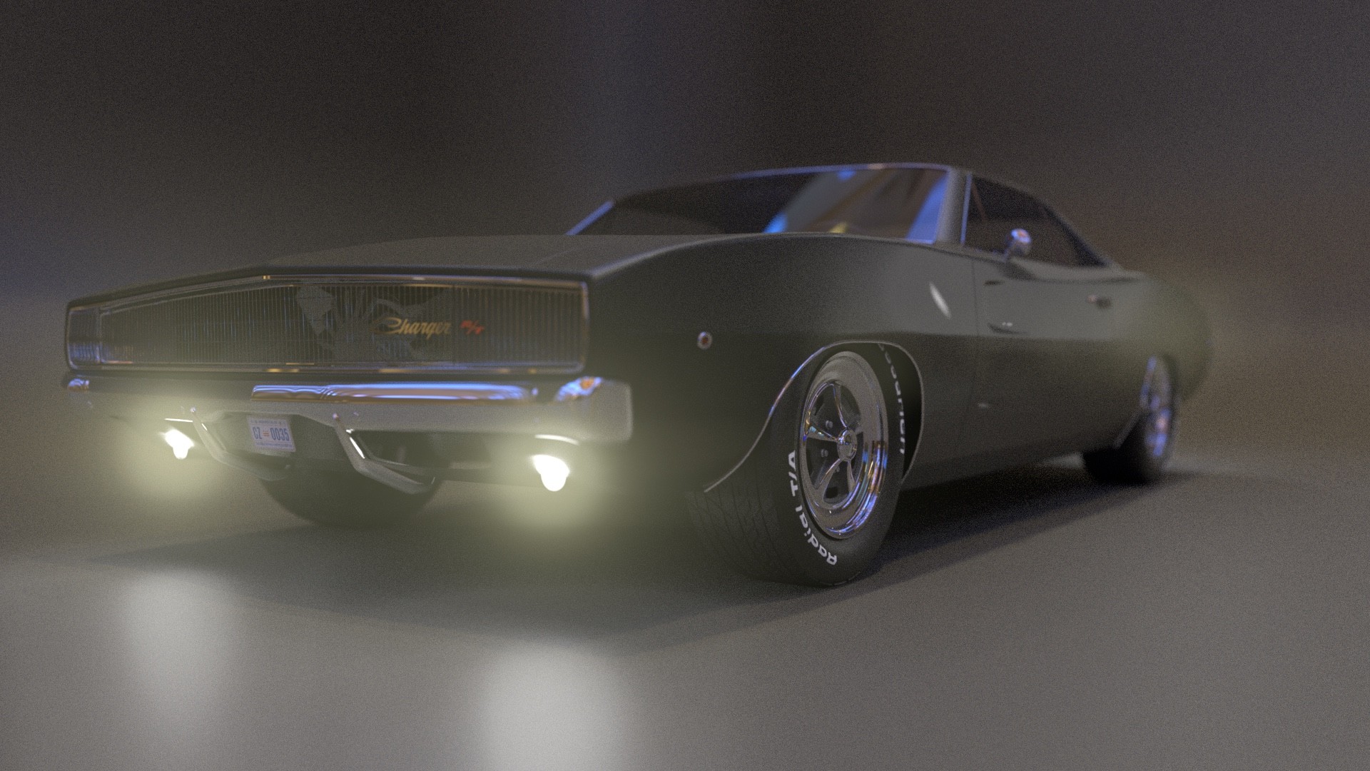 ArtStation - Dodge Charger R/T 1968