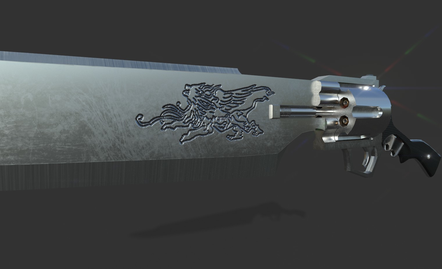 ArtStation - The "Revolver" Gunblade