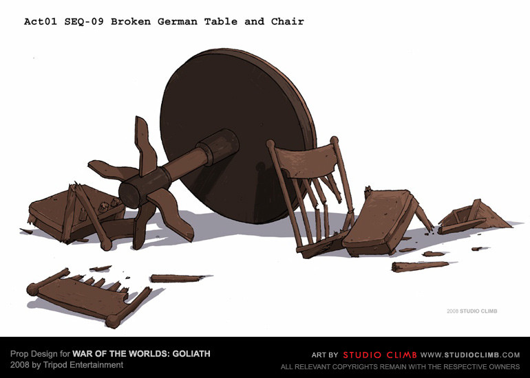 ArtStation - Prop design for War Of The Worlds : Goliath