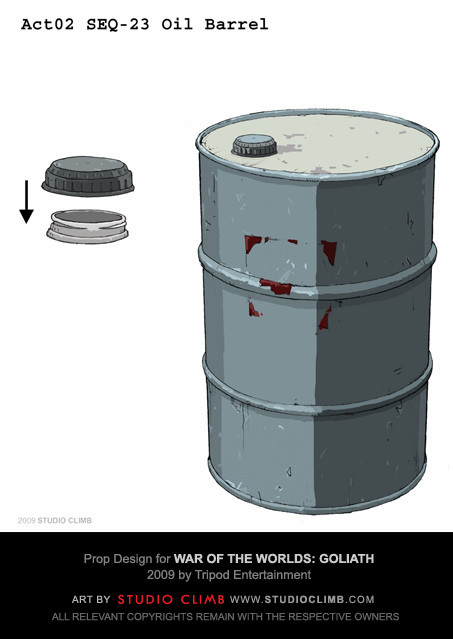 ArtStation - Prop design for War Of The Worlds : Goliath
