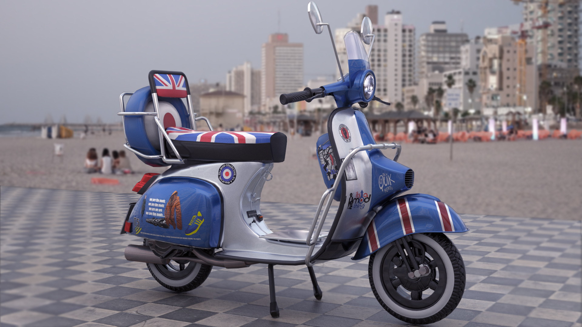 ArtStation - Mod Scooter 3d Model