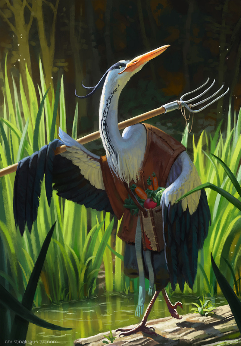 ArtStation - Farmer Bird