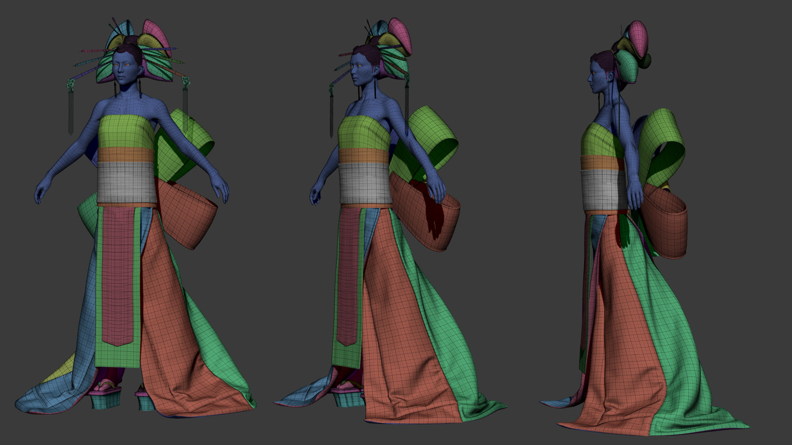 Richard Trouve Portfolio - The shogunate challenge : Geisha