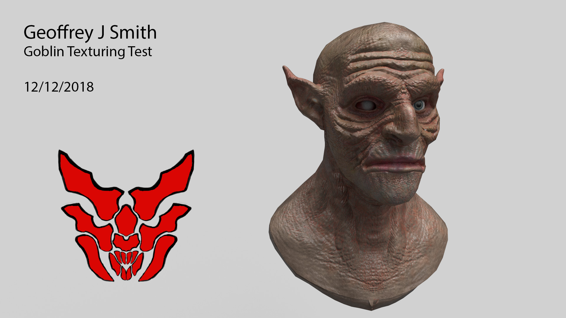 ArtStation - Goblin Texturing Test at AIE