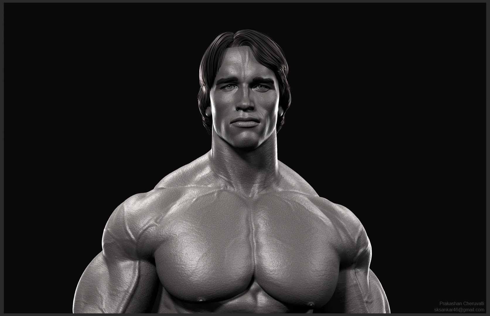 Prakashan Cheruvalli - Arnold Schwarzenegger in the 70's.