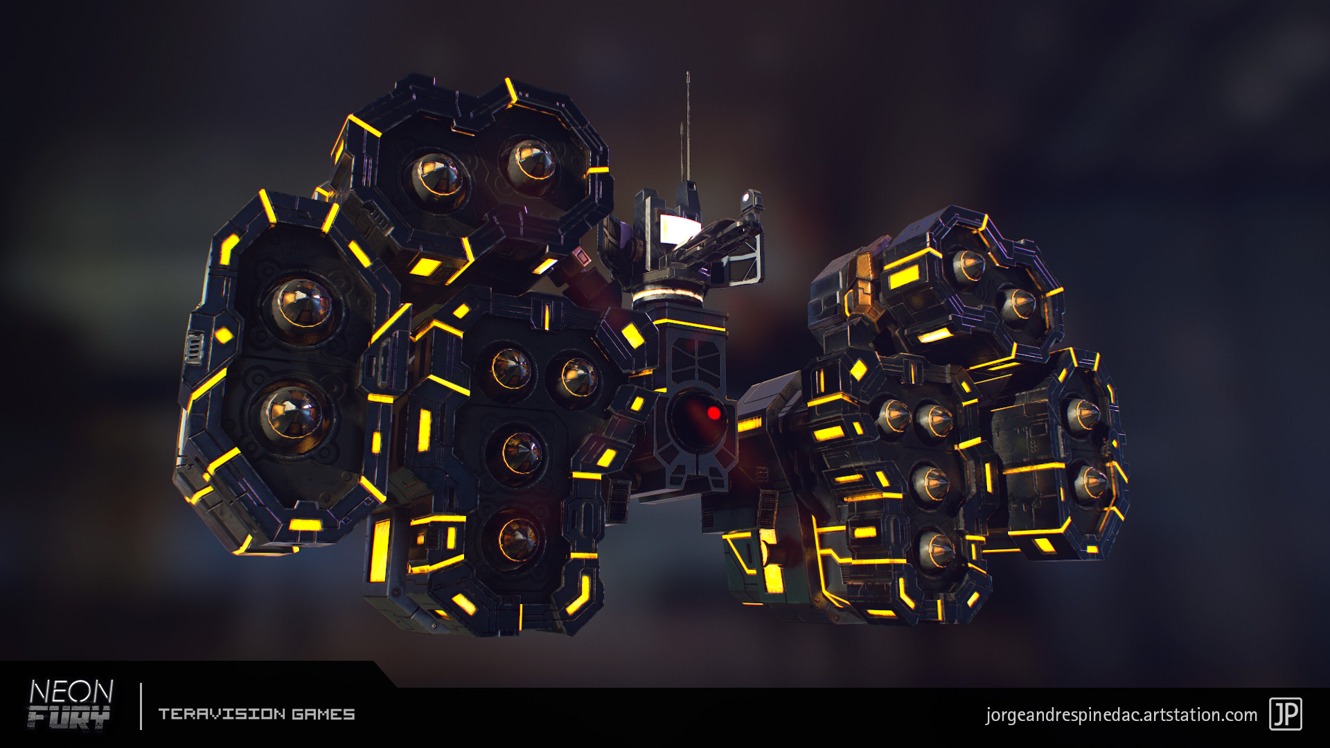 ArtStation - Rocket Weapon - Neon Fury