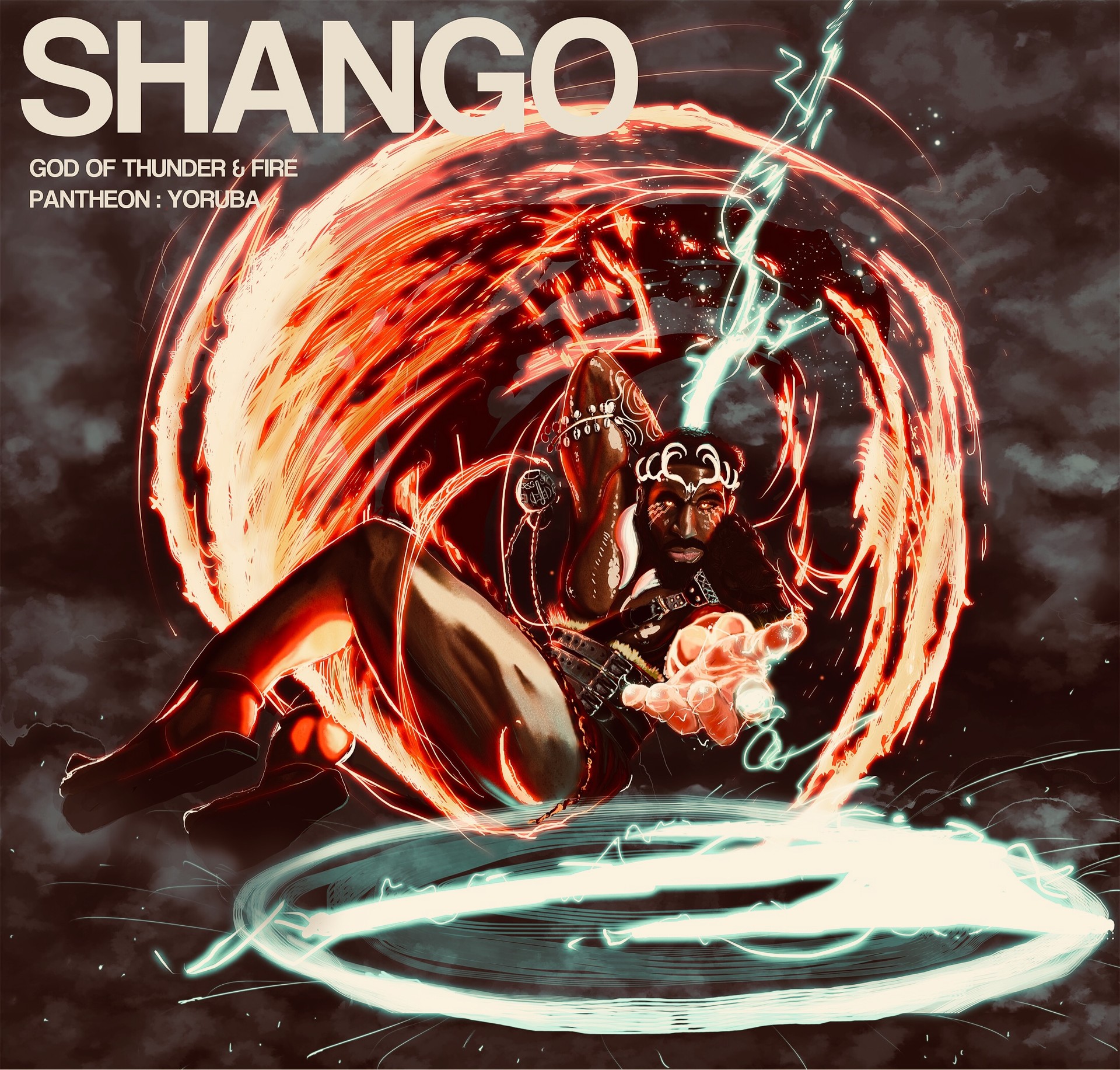 ArtStation - Shango God of Thunder & Fire
