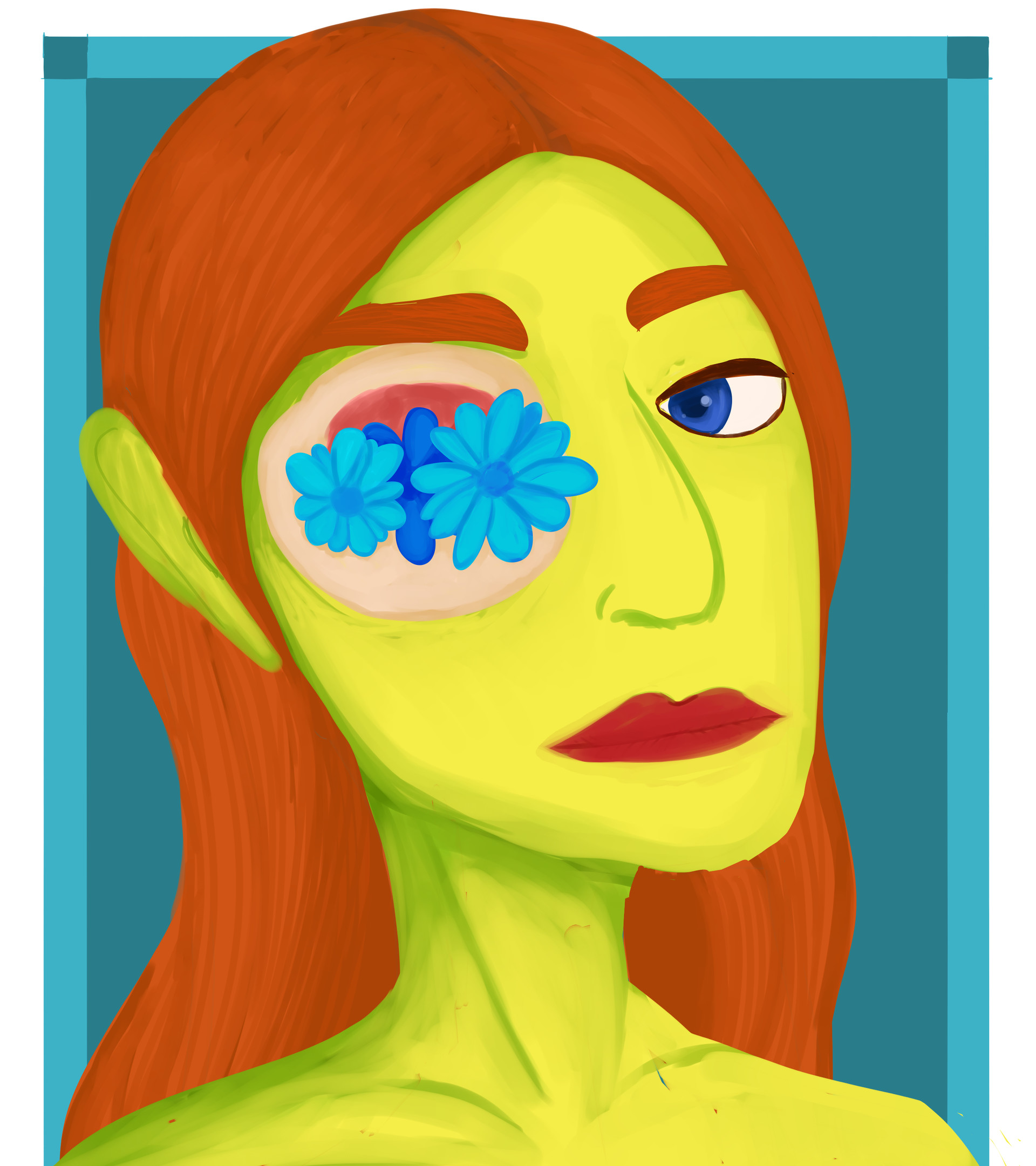 ArtStation - Girl With One Eye