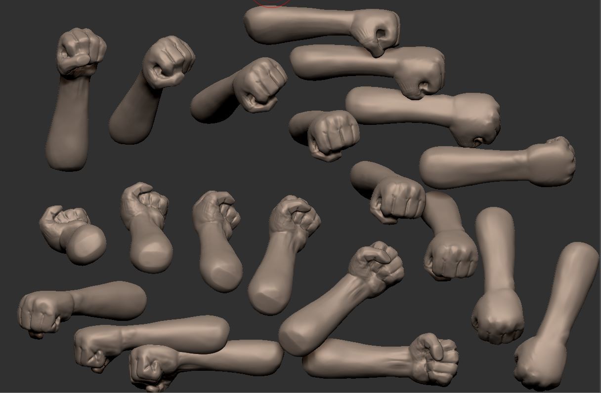 ArtStation - Zbrush sculpt study / sketch - Fist