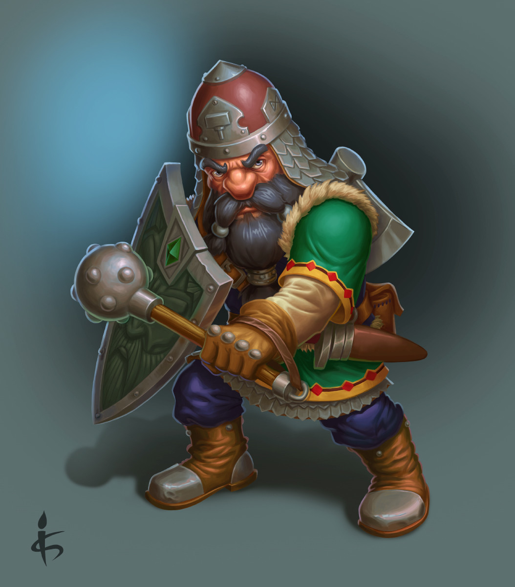 ArtStation - Dwarf warrior