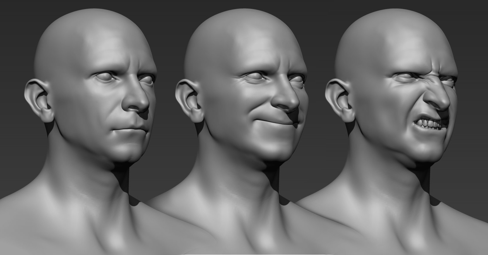 ArtStation - Facial Expression Studies