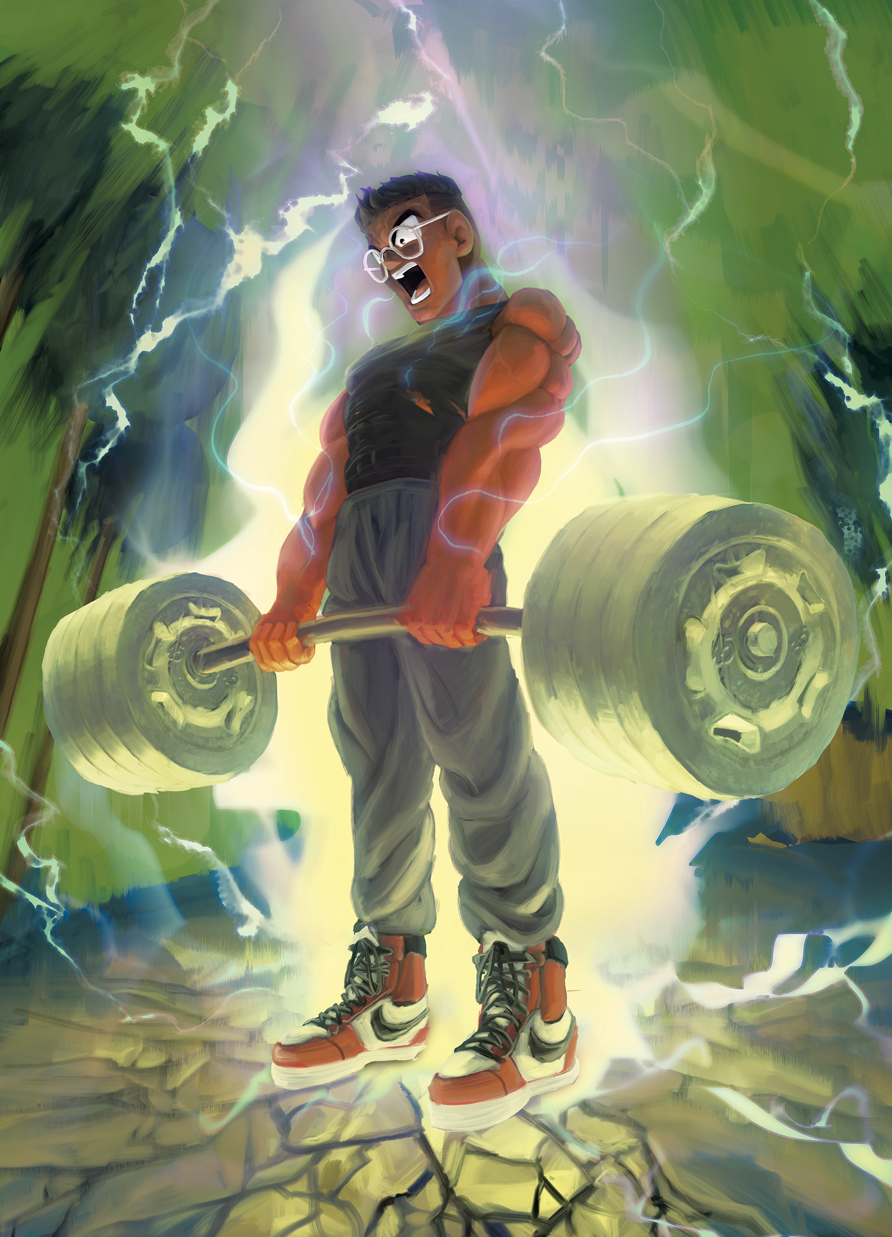 Nick Graves - Dragonball styled commission