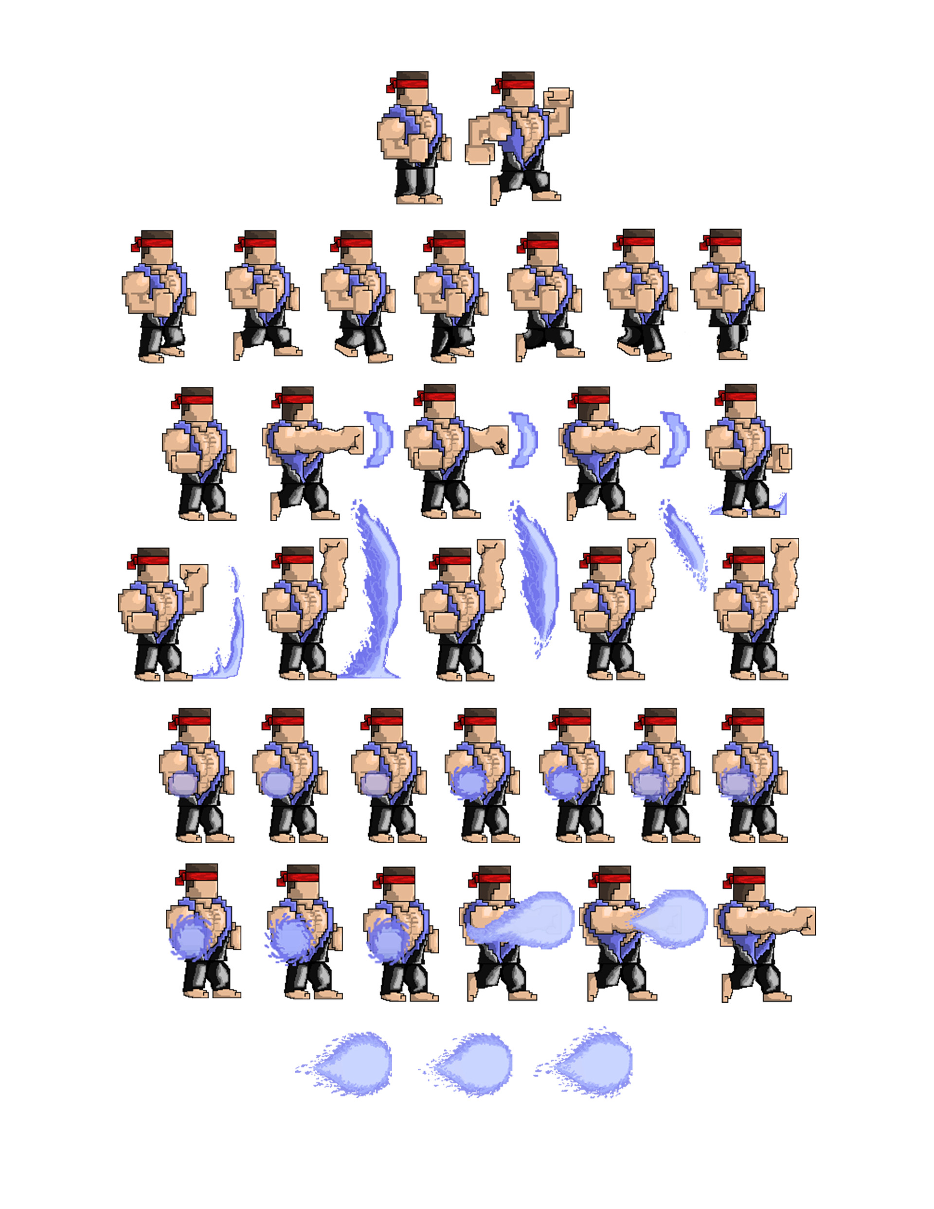ArtStation - Guyu Sprite Sheet