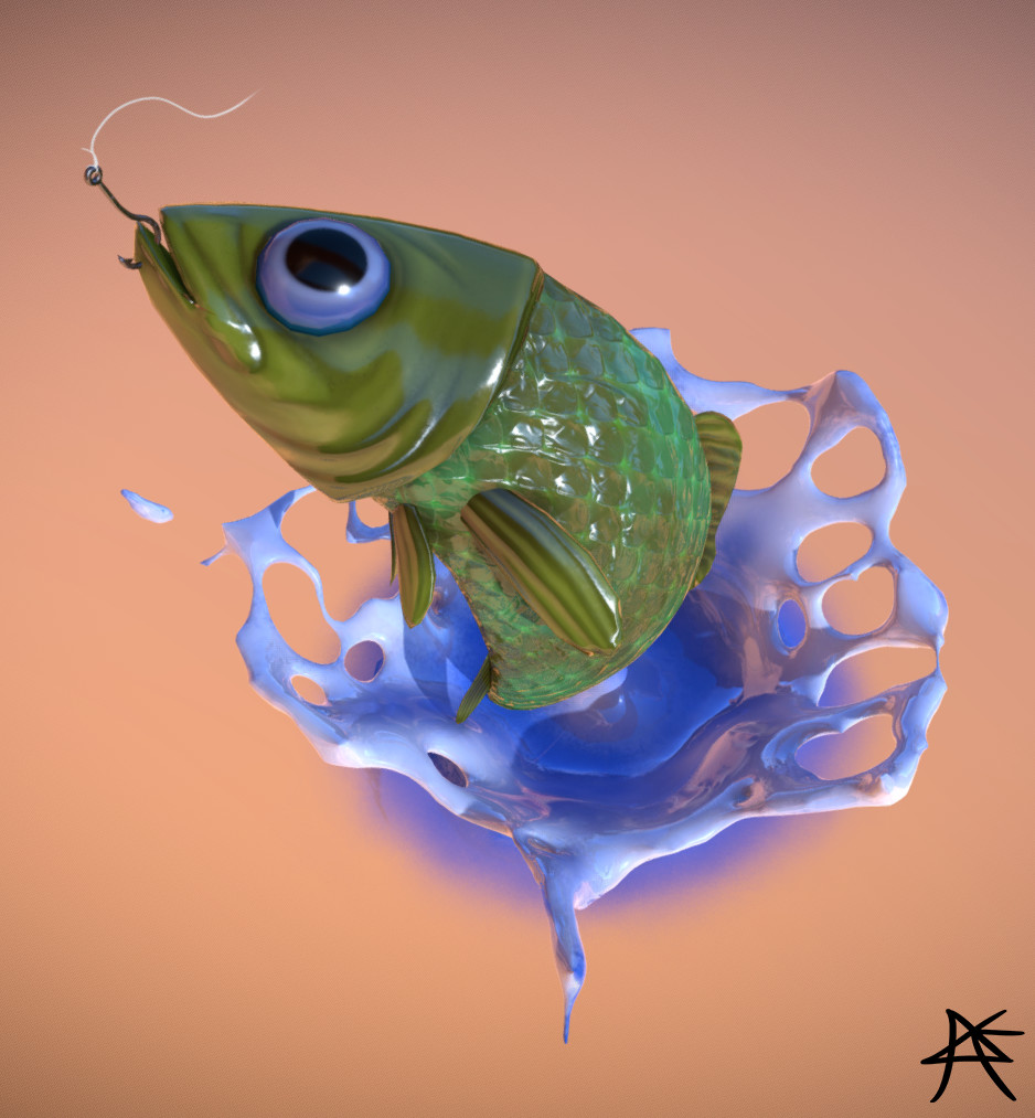 ArtStation - Stream Fish