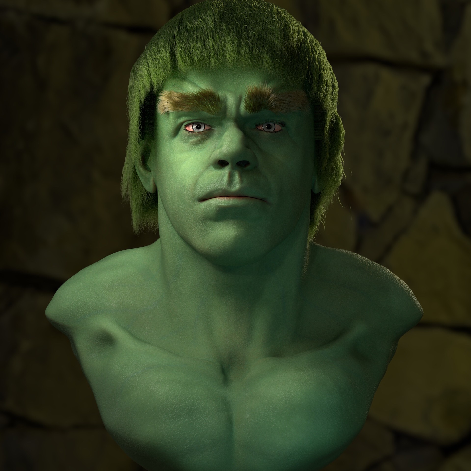 ArtStation - Lou as the Hulk