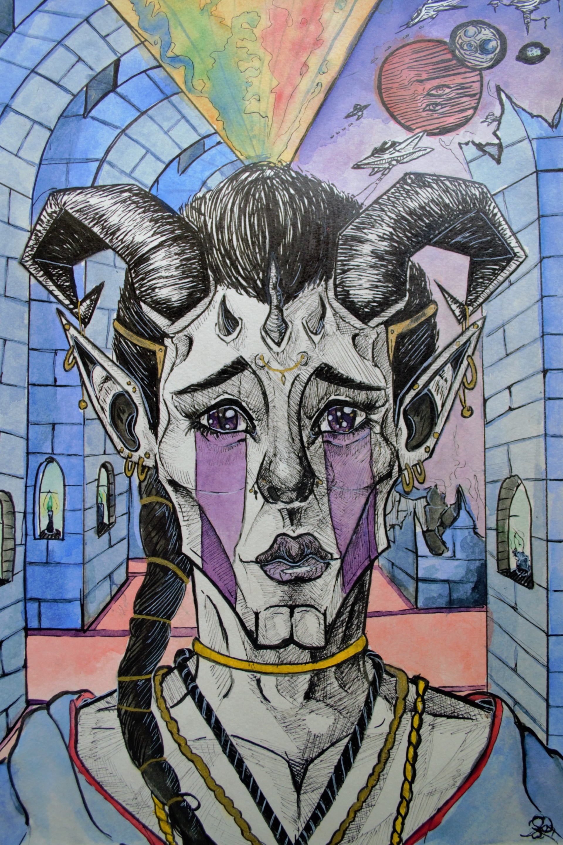 ArtStation - The unimpactful final moments of an alien priestess on a ...