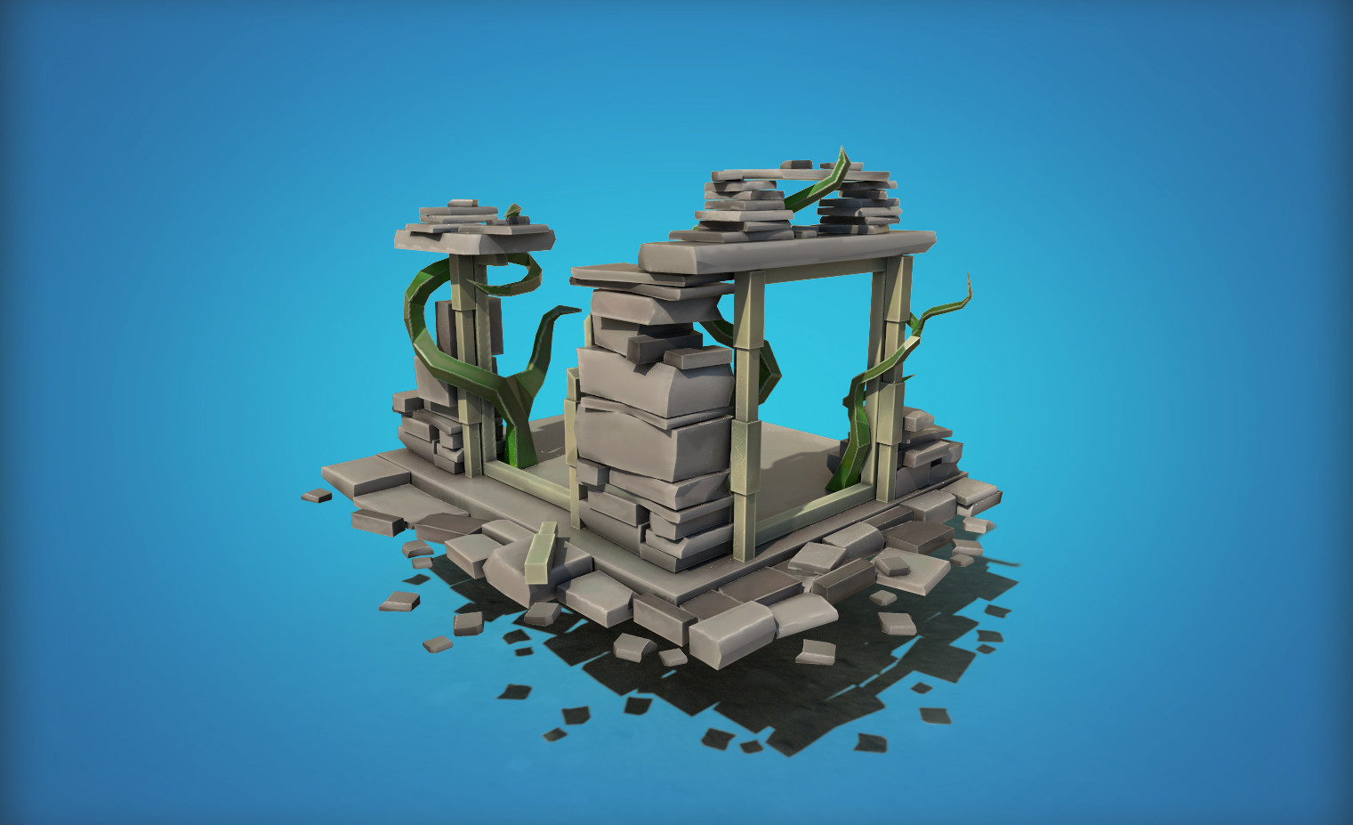 ArtStation - Low Poly Videogame Props