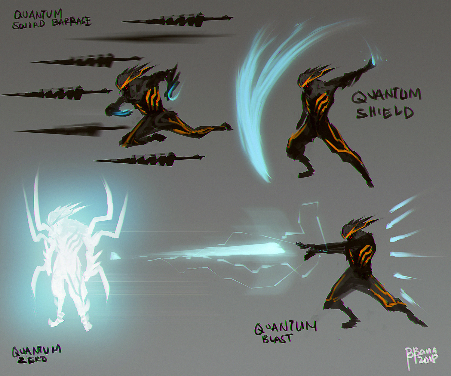 ArtStation - Quantum Break Attacks