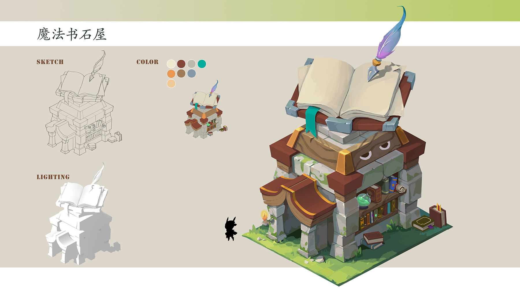 ArtStation - Magic Book House
