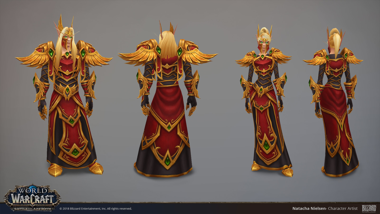 Natacha Nielsen - World of Warcraft - Blood Elf Heritage Armor