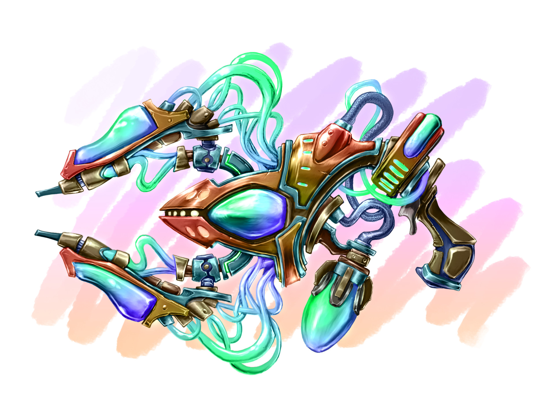 ArtStation - Toxic Slime Pistol