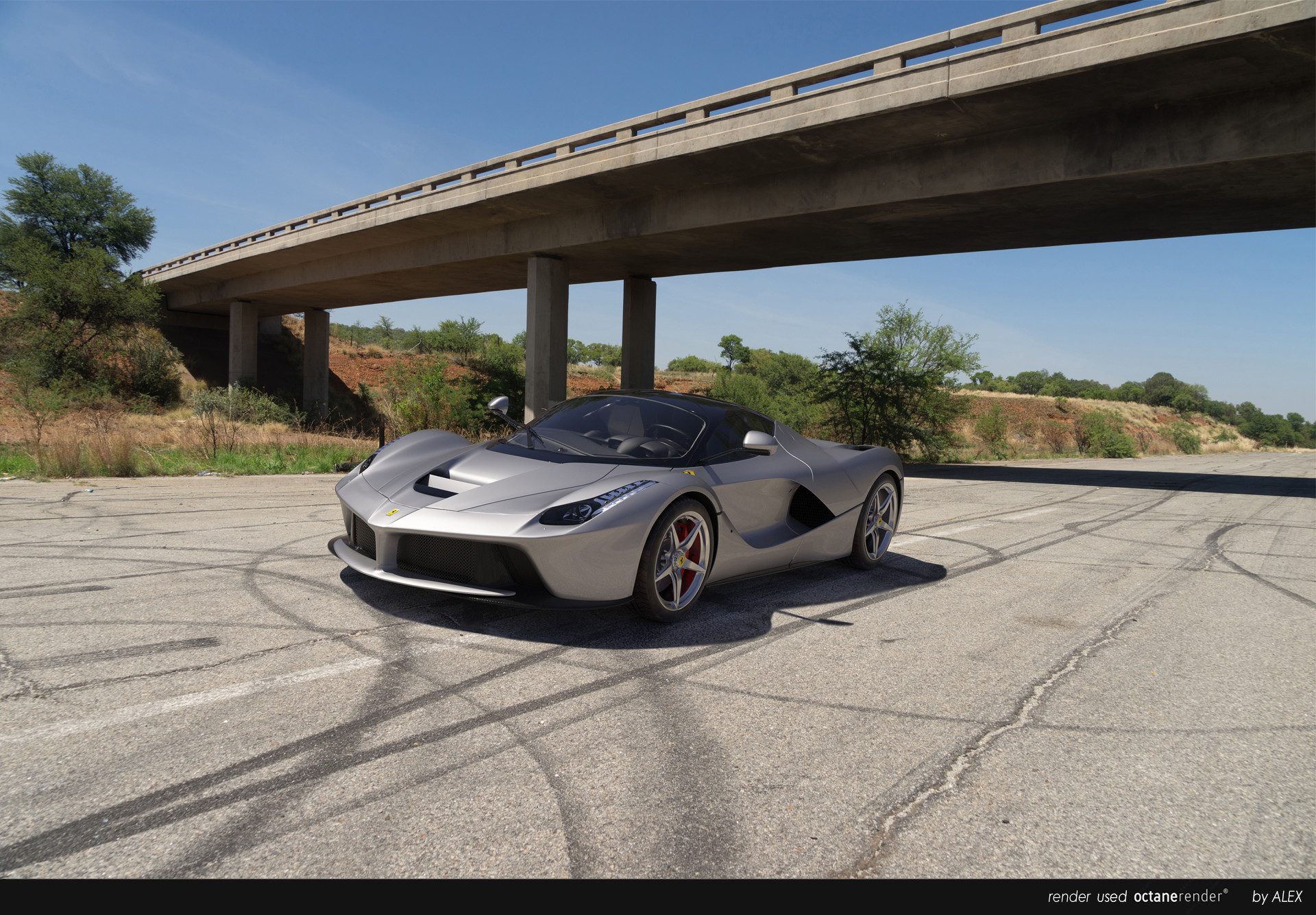 ArtStation - laferrari render practice