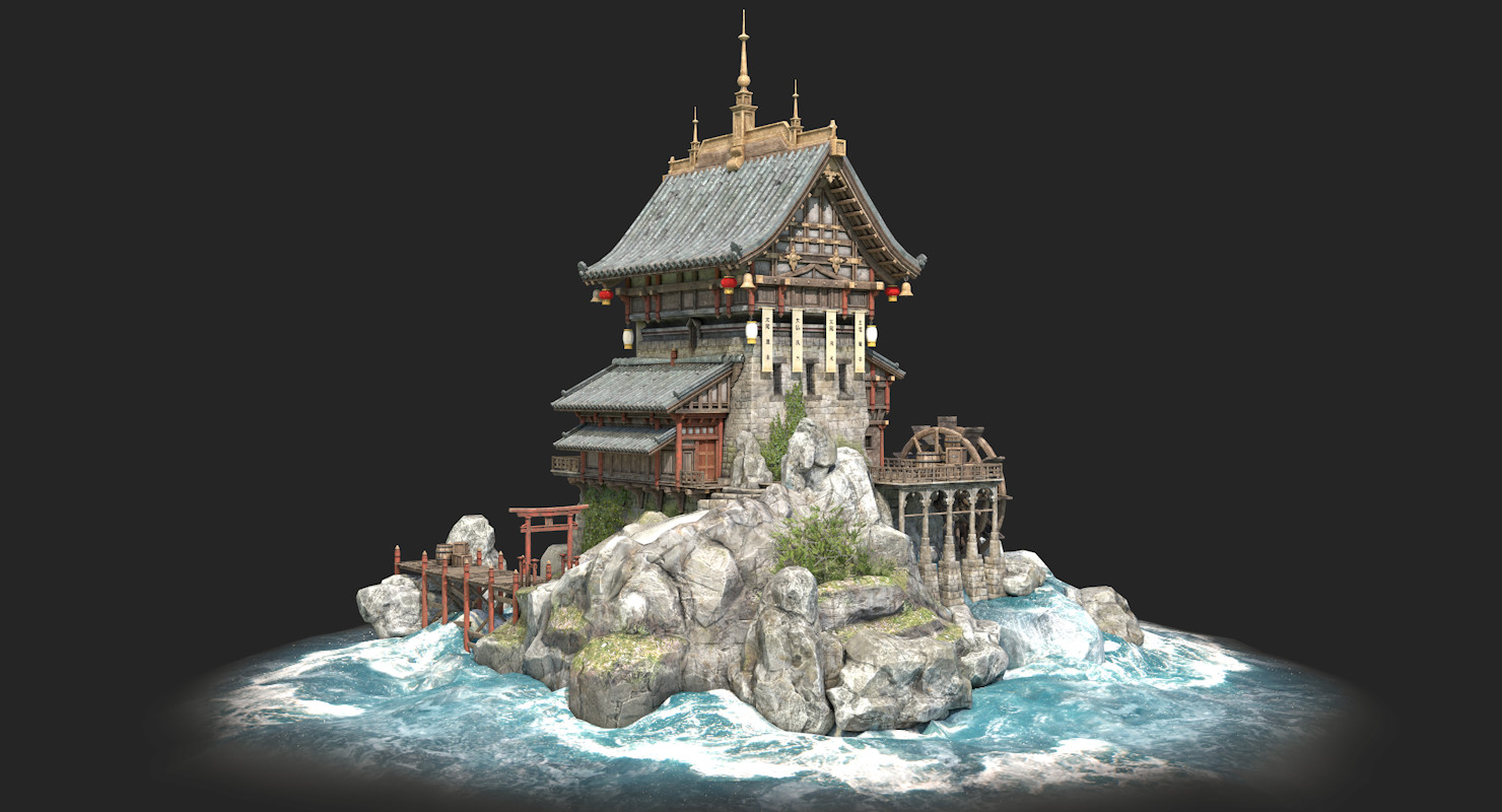 ArtStation - Old Chinese House
