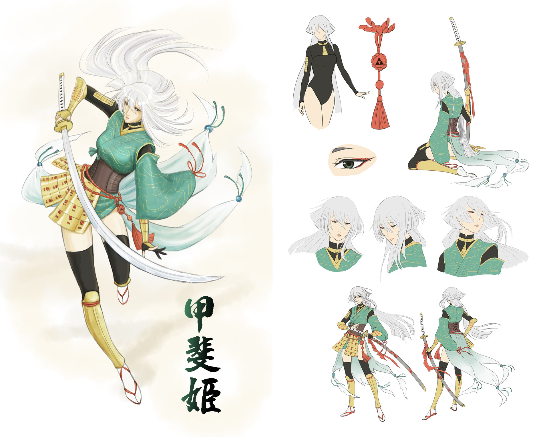 ArtStation - Game character concept - Kaihime