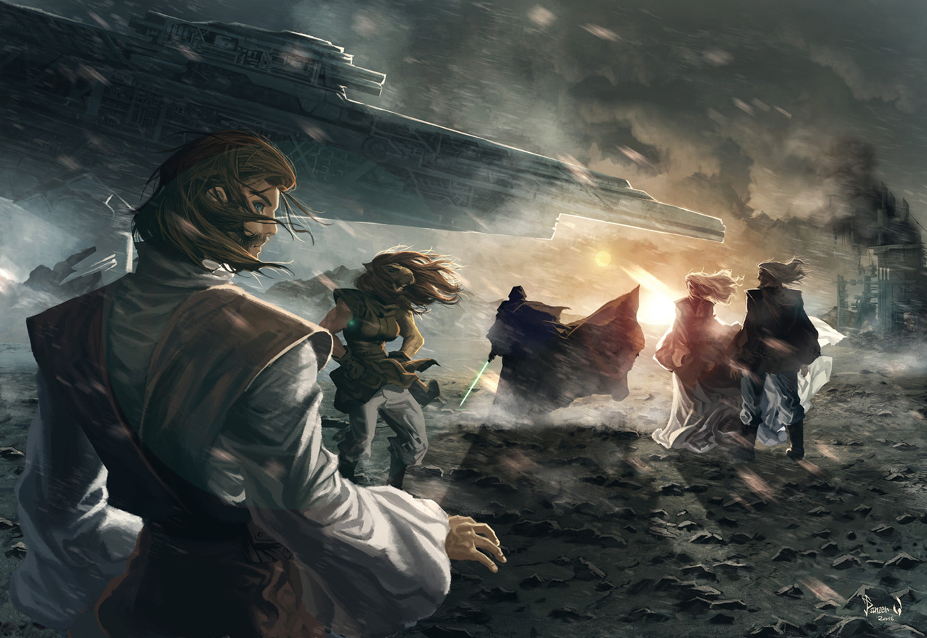 ArtStation - Five Jedi Masters