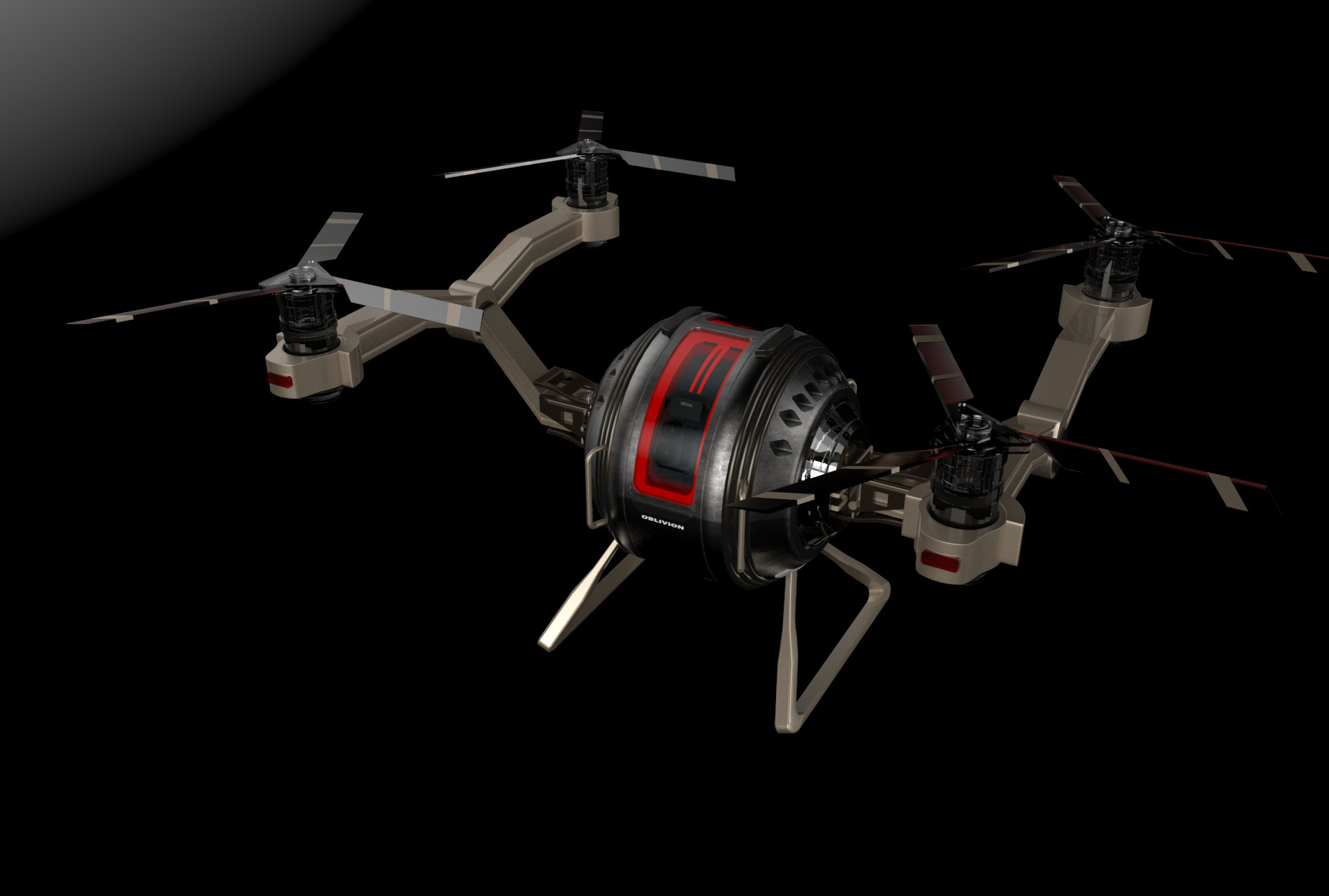 ArtStation - quadcopter 3d model