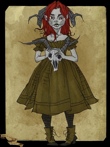 ArtStation - Devil Children skull