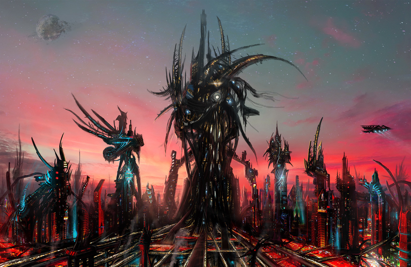 ArtStation - alien las vegas