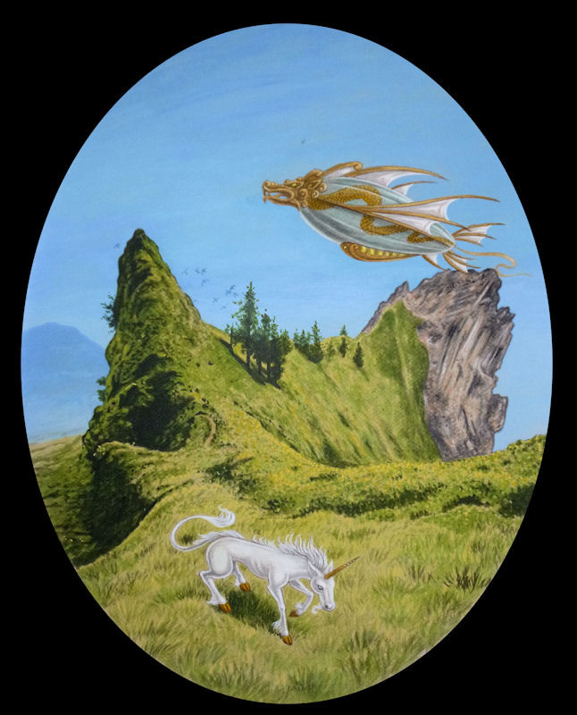 ArtStation - The Dragon and the Unicorn