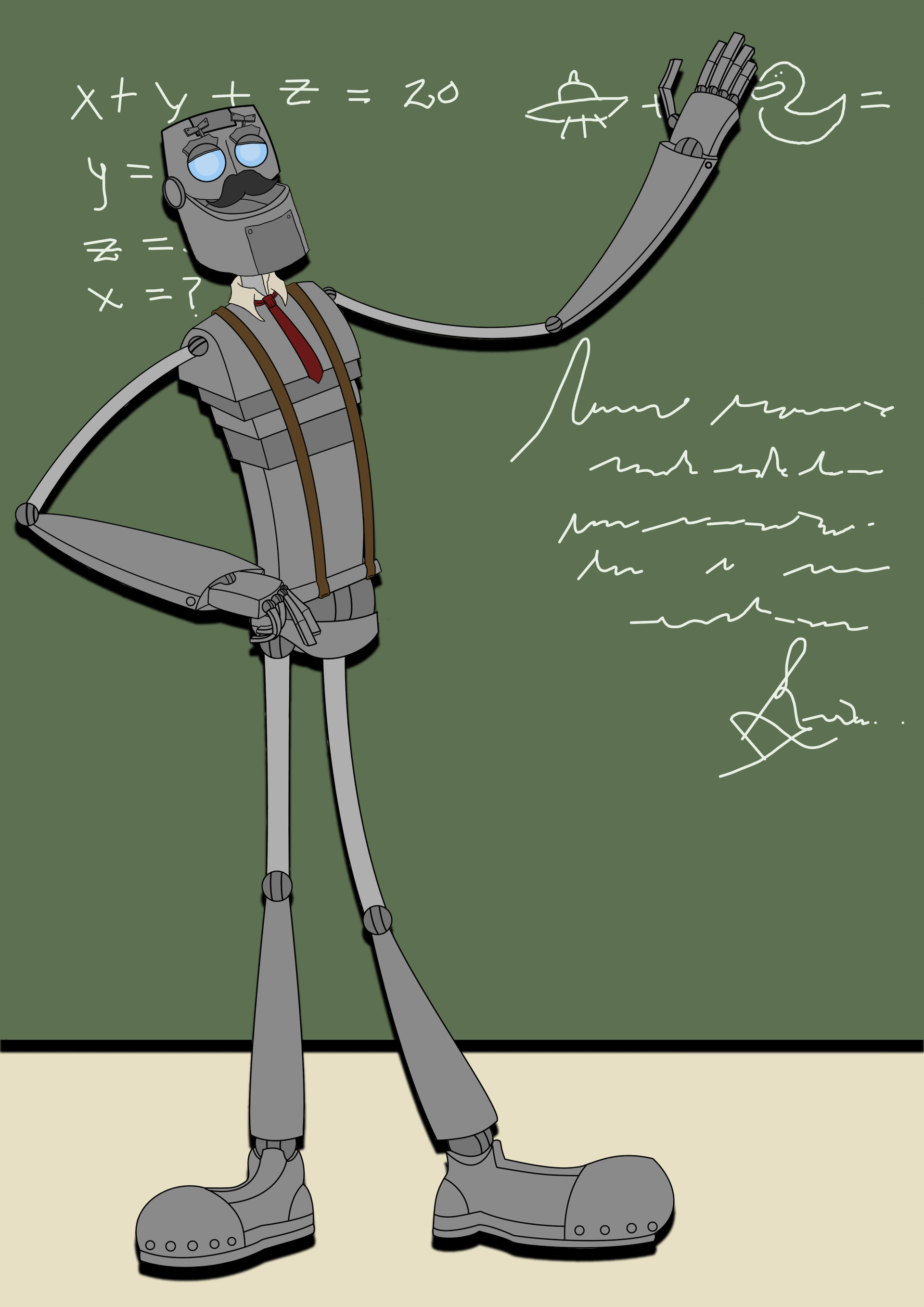 ArtStation - Pr0 - F3ss0r Robot Pose