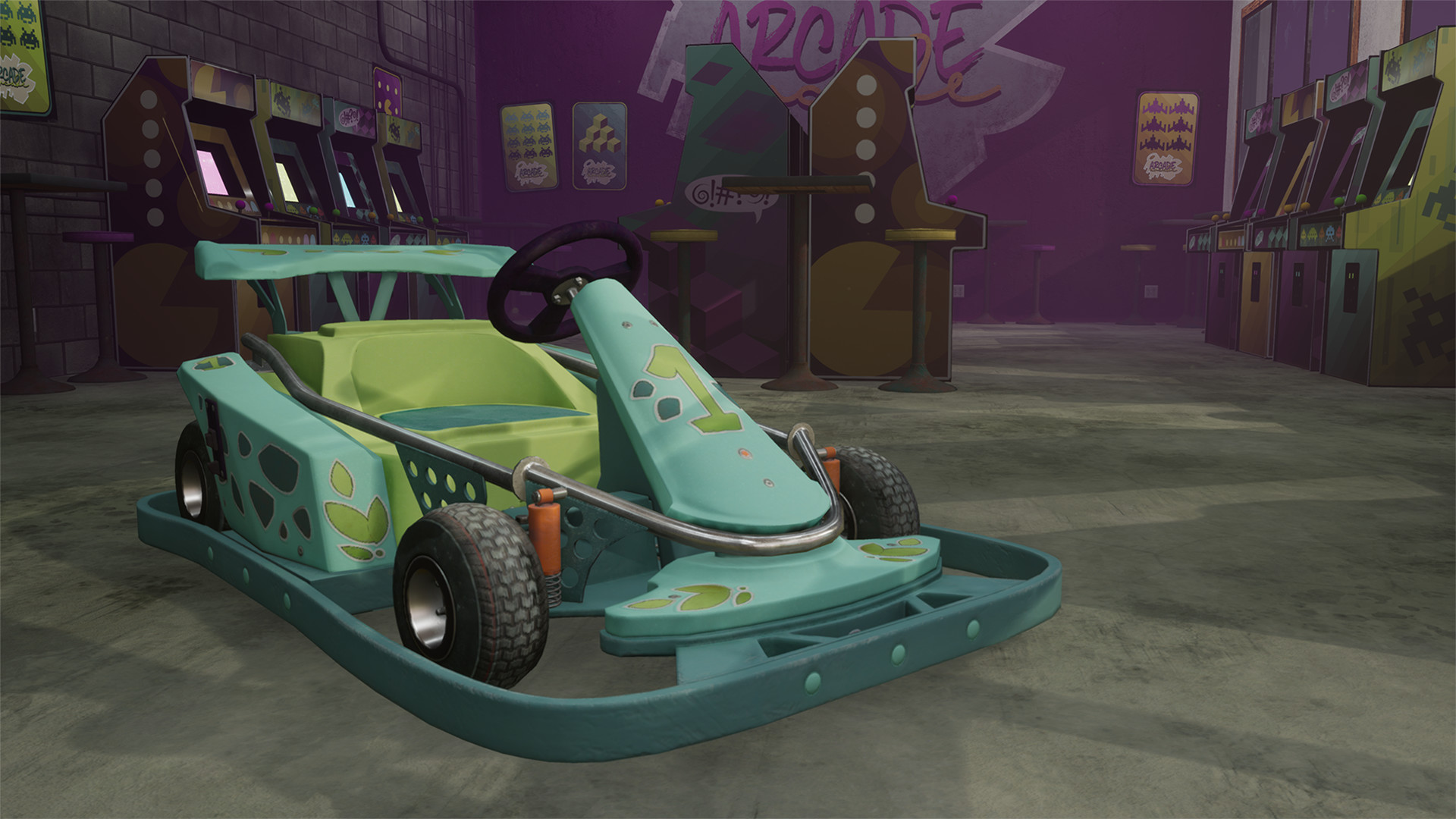 ArtStation - Go Kart in an Arcade