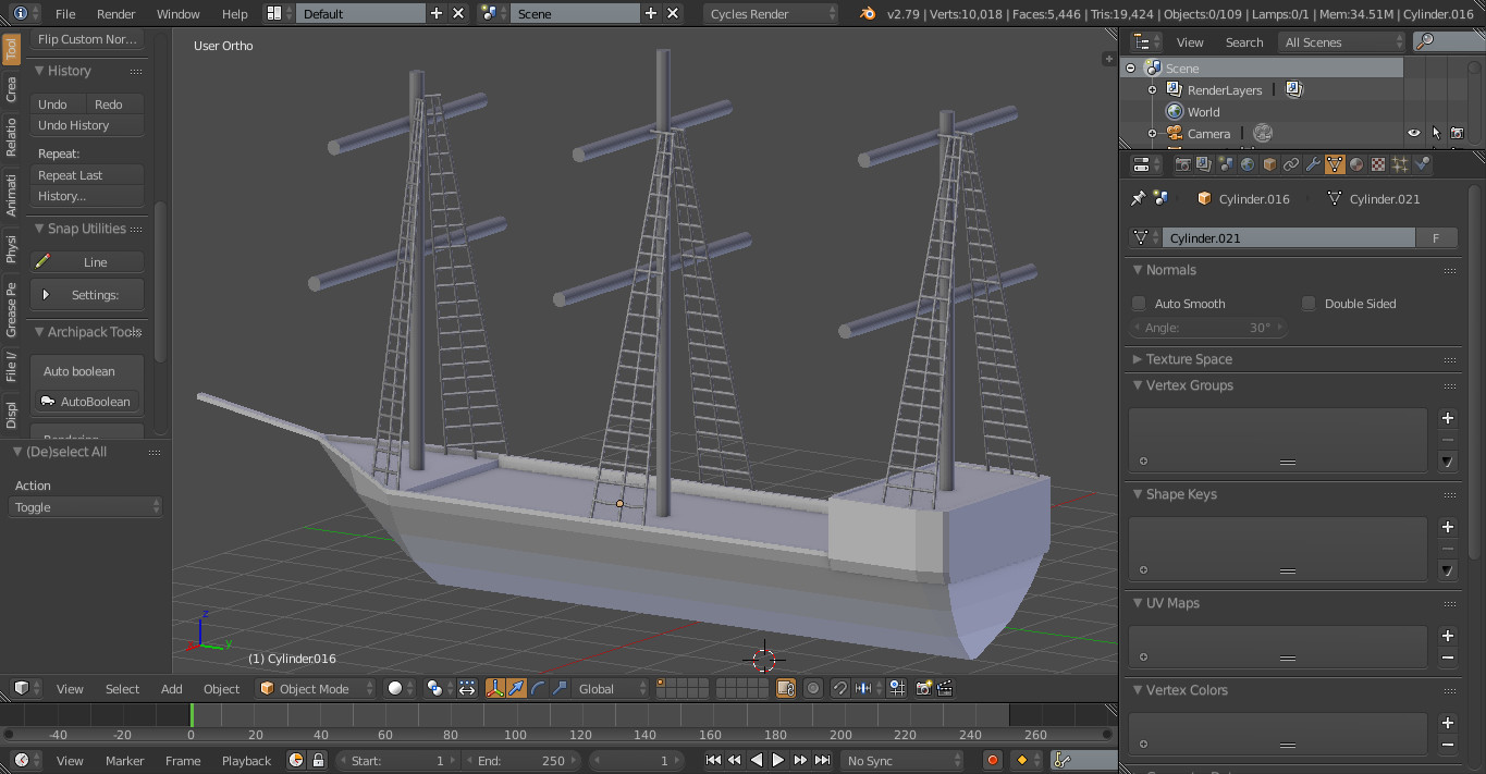 ArtStation - Pirate Ship Project