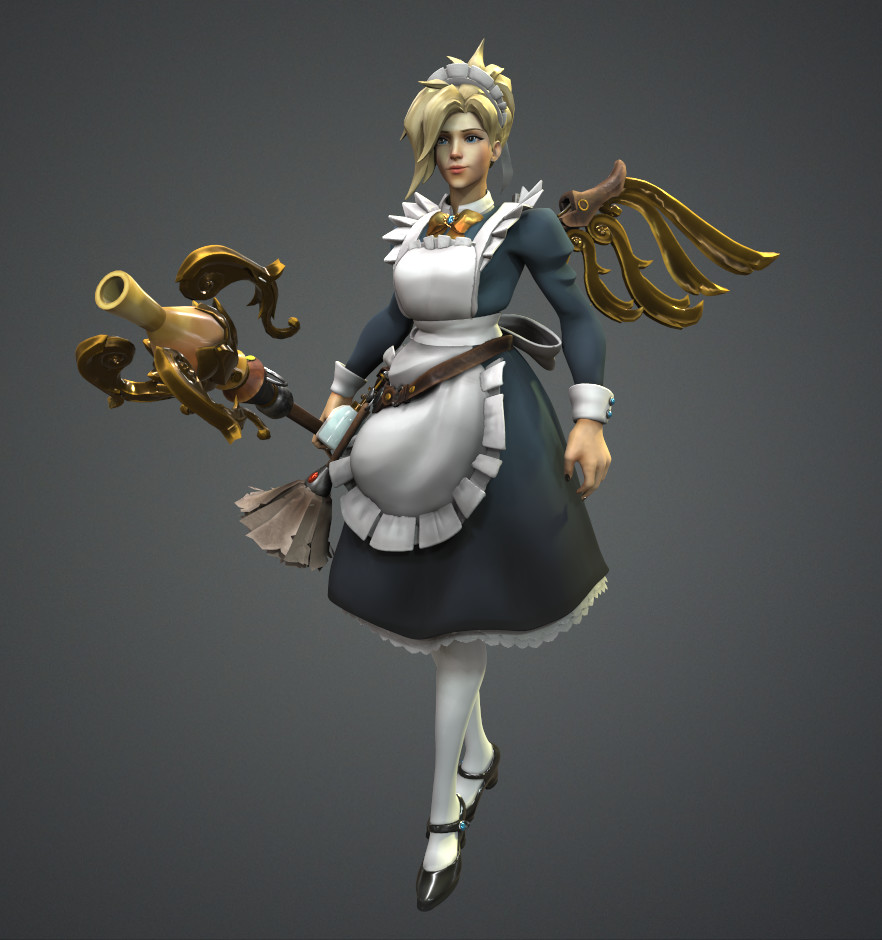 Ana Marques - Maid Mercy - Fan Art Skin