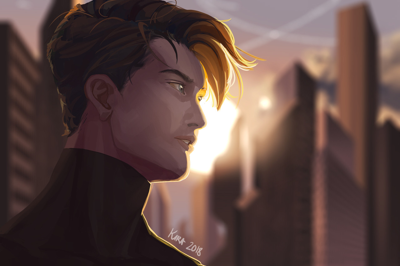 ArtStation - SUNSET IN NEO-GOTHAM